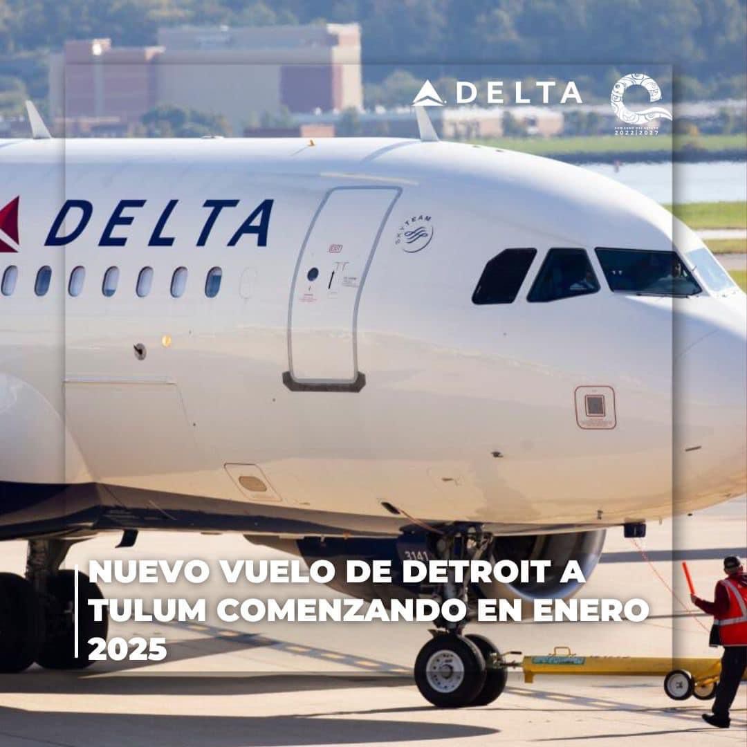 Delta volará del Aeropuerto Internacional de Tulum a Detroit – UNIVERSIWEB